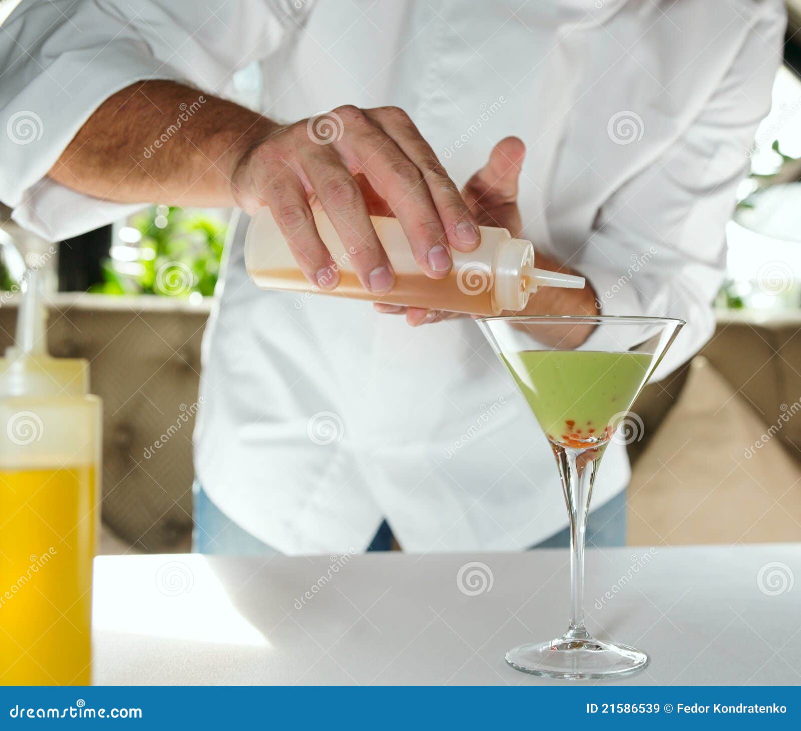 Chef is Preparing Caviar Appetizer Stock Image - Image of topping ...