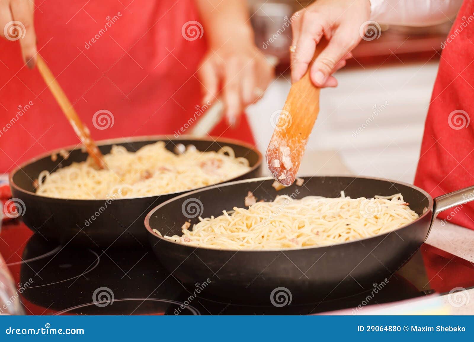 Chef preparing pasta stock photo. Image of professional - 29064880