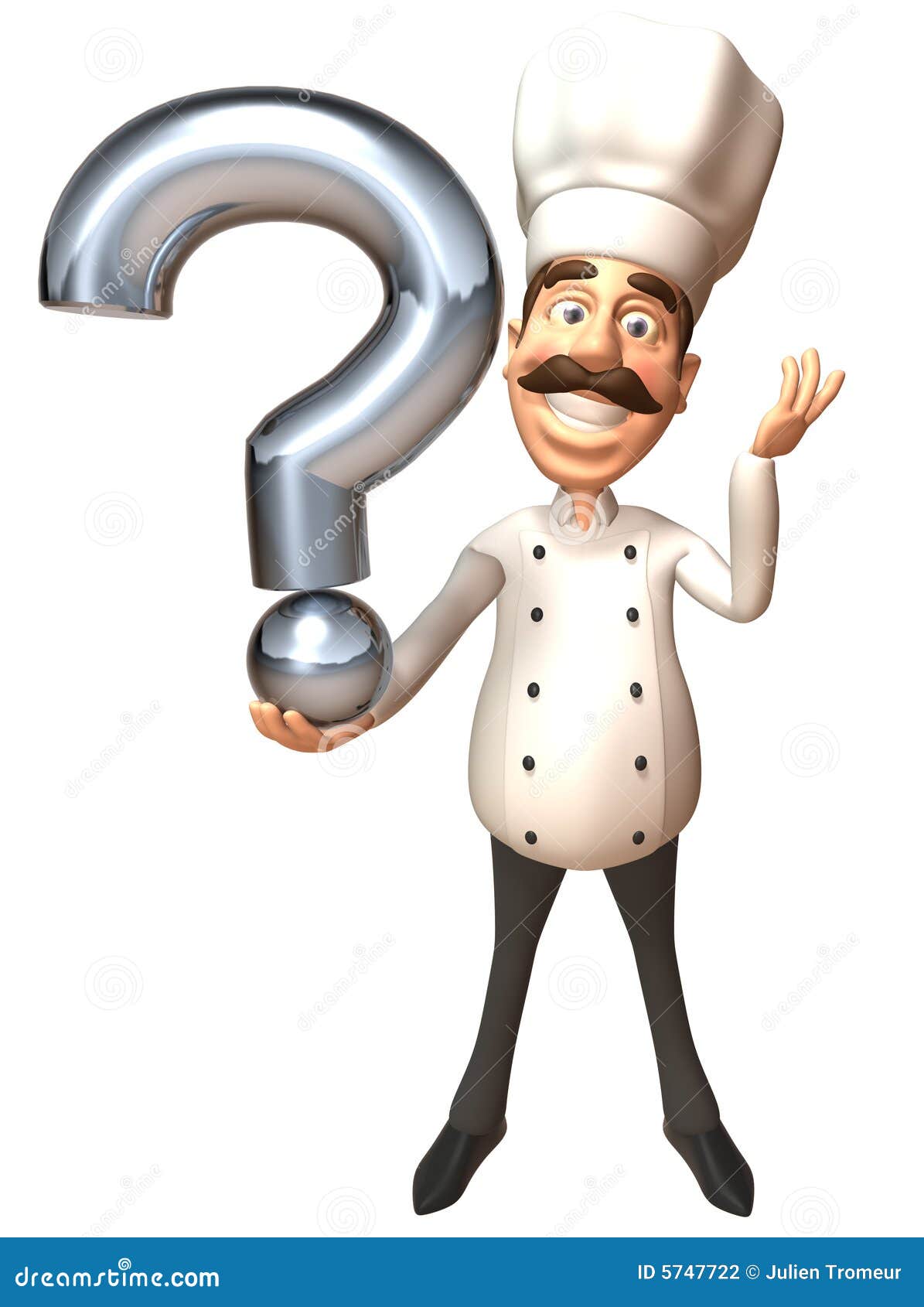 Cook Question Mark Royalty-Free Cartoon | CartoonDealer.com #27935480