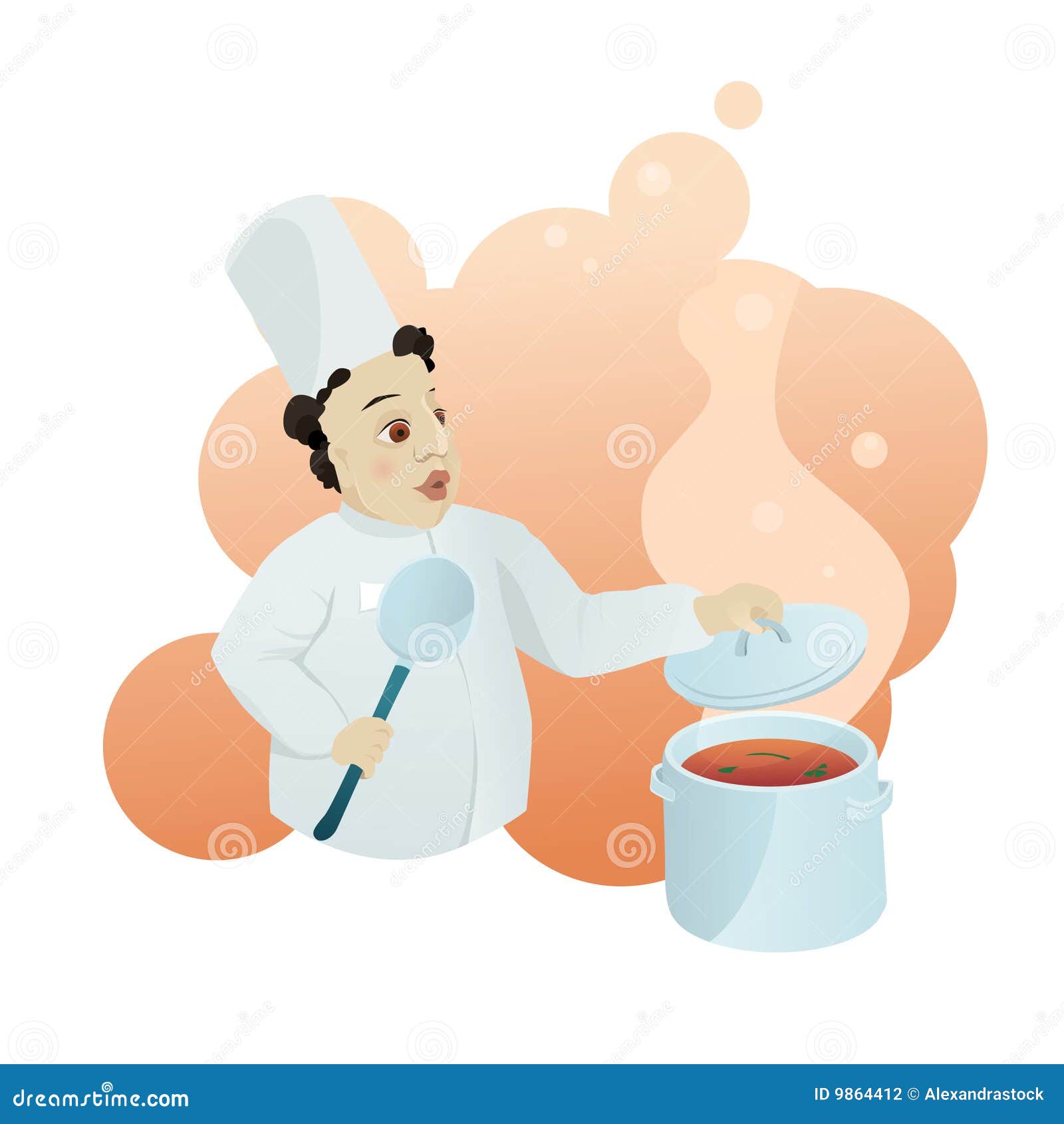 Chef, Ready To Cooking Figure Character Mascot Concept In Cartoon ...