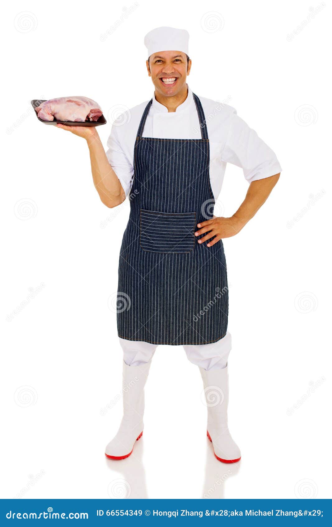 Chef red meat stock image. Image of professional, mature - 66554349
