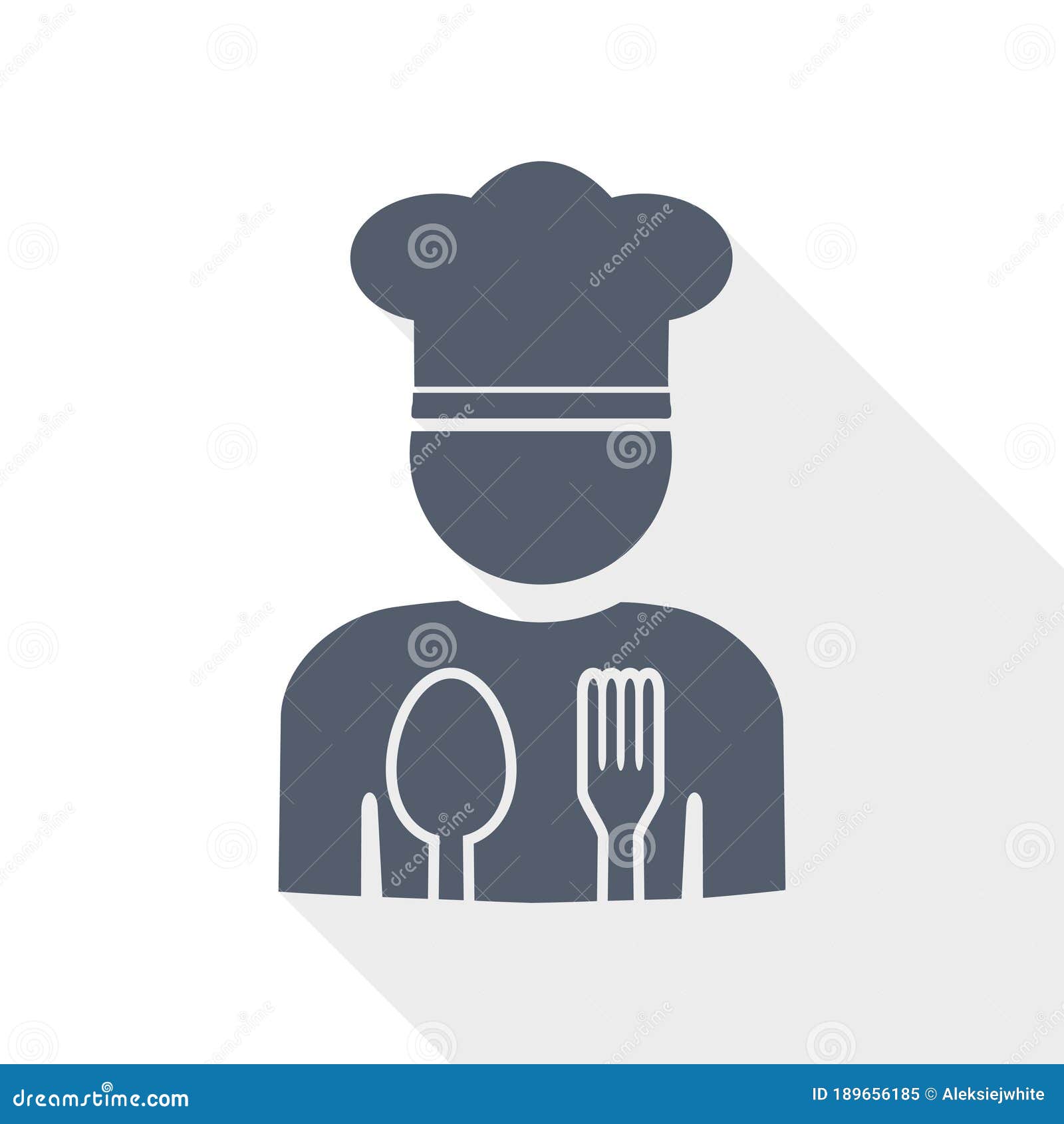 Chef, Restaurant Concept Flat Design Vector Icon Stock Vector ...