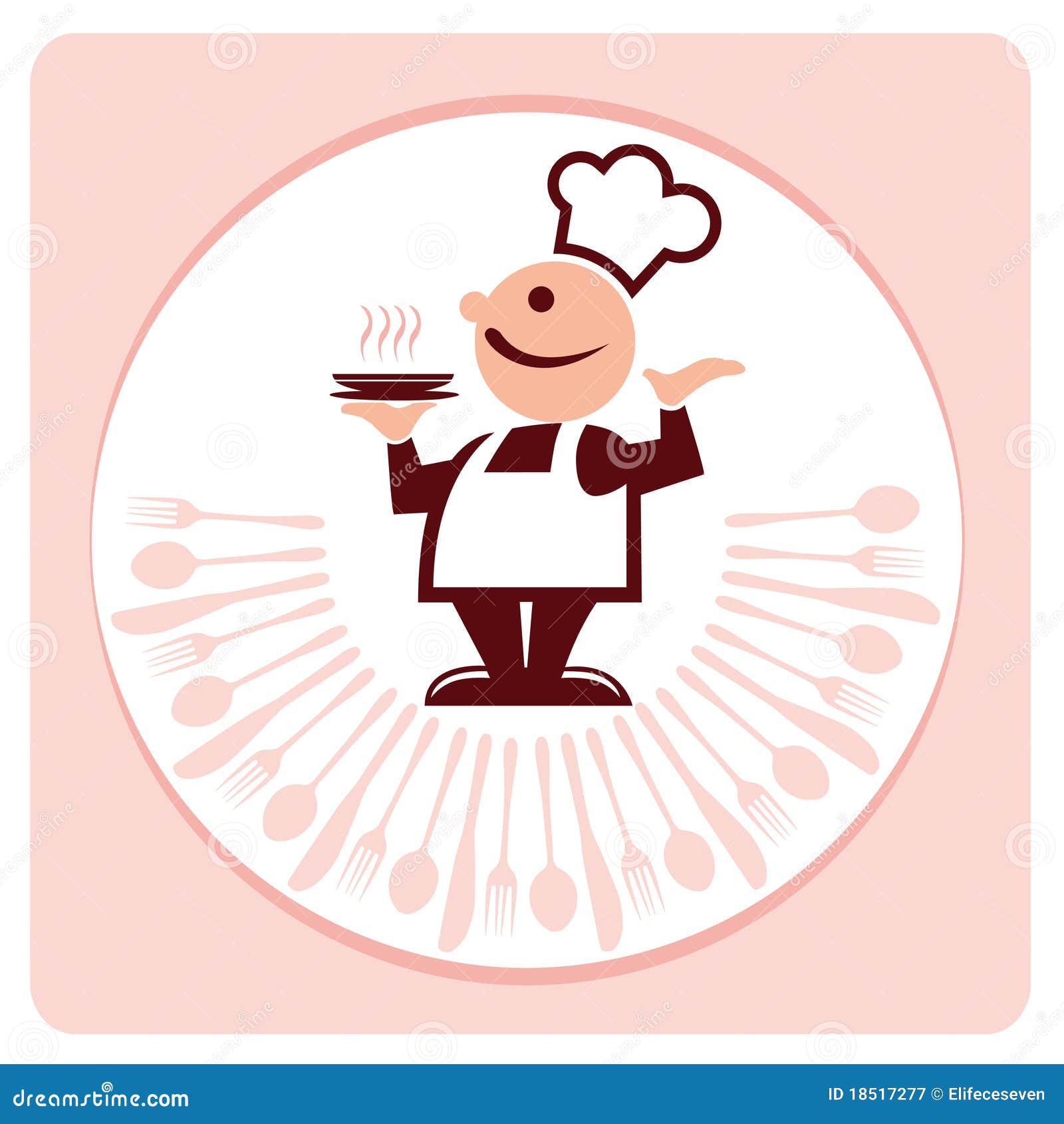 Chef and Restaurant Graphic Stock Vector - Illustration of recipe ...