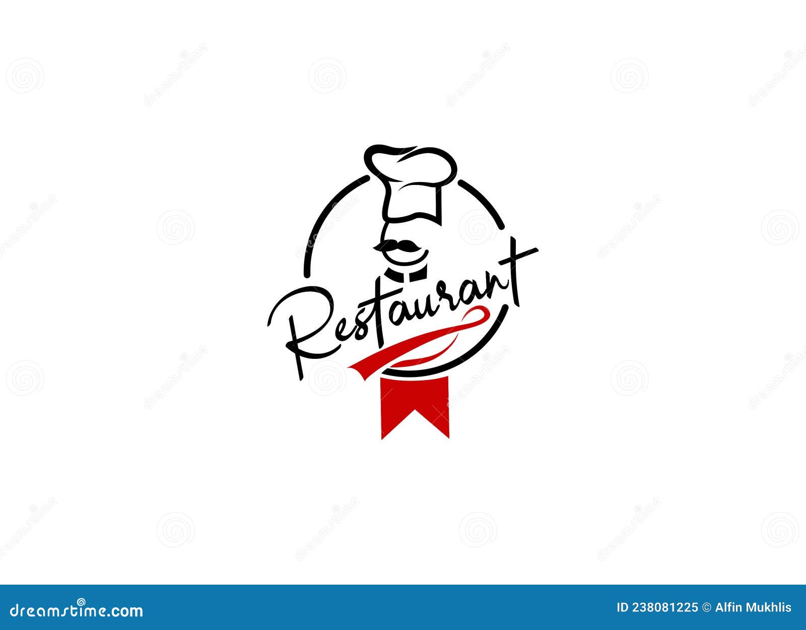 Chef, Restaurant Logo Designs Template Stock Vector - Illustration of ...