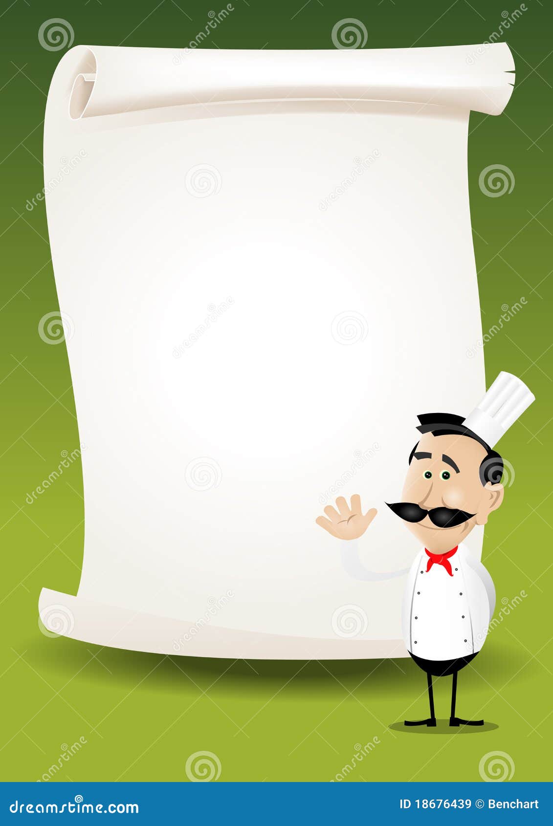 Chef Restaurant Poster Menu Background Stock Illustration ...