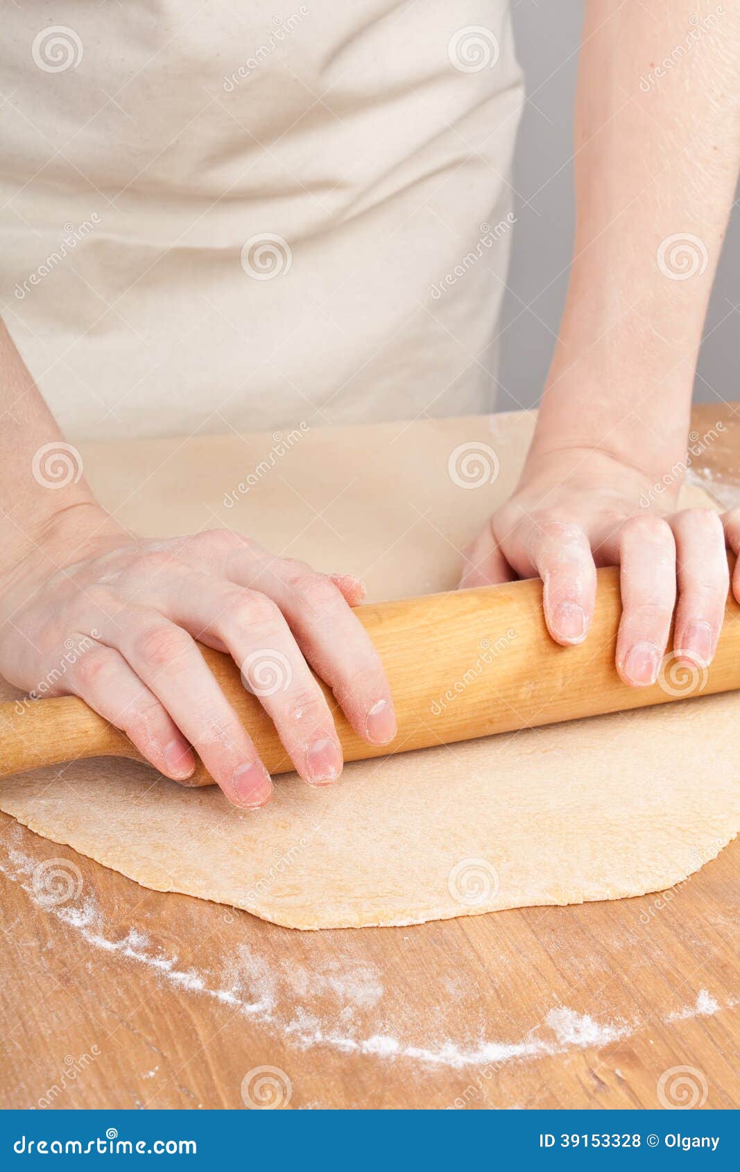 Chef Rolling Out Pastry stock photo. Image of human, person - 39153328