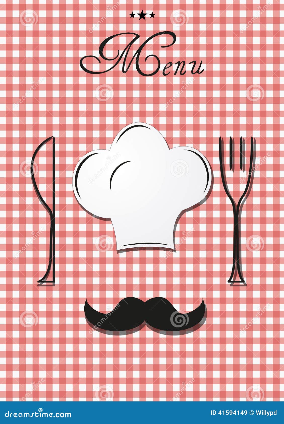 Chef s hat menu stock illustration. Illustration of bistro - 41594149