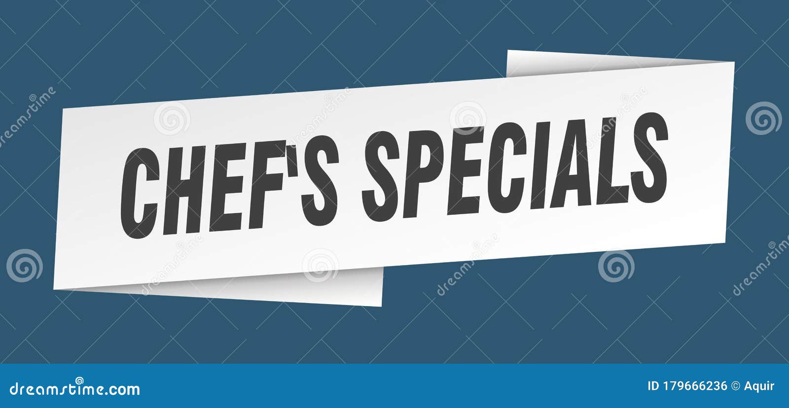 Chef S Specials Banner Template. Chef S Specials Ribbon Label Stock ...