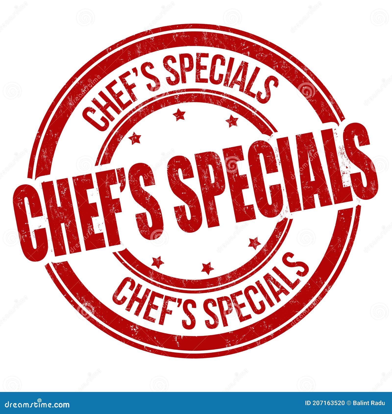 Chef's Specials Banner. Chef's Specials Speech Bubble, Label, Sticker ...