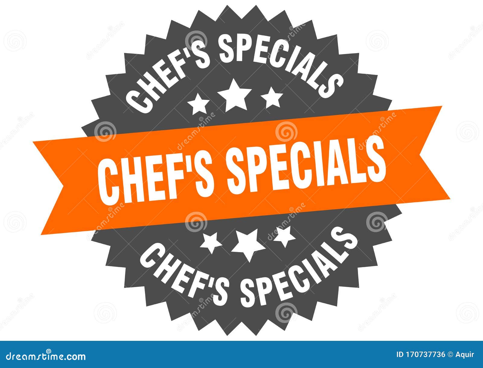 Chef S Specials Sign. Chef S Specials Circular Band Label. Chef S ...