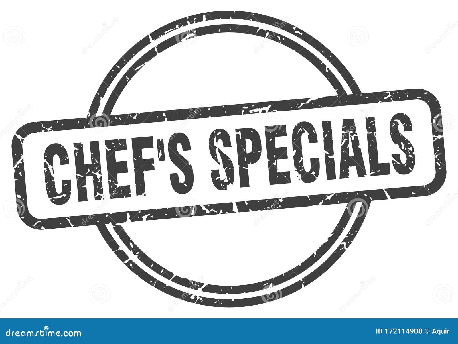 Chef S Specials Stamp. Chef S Specials Round Grunge Sign Stock Vector ...
