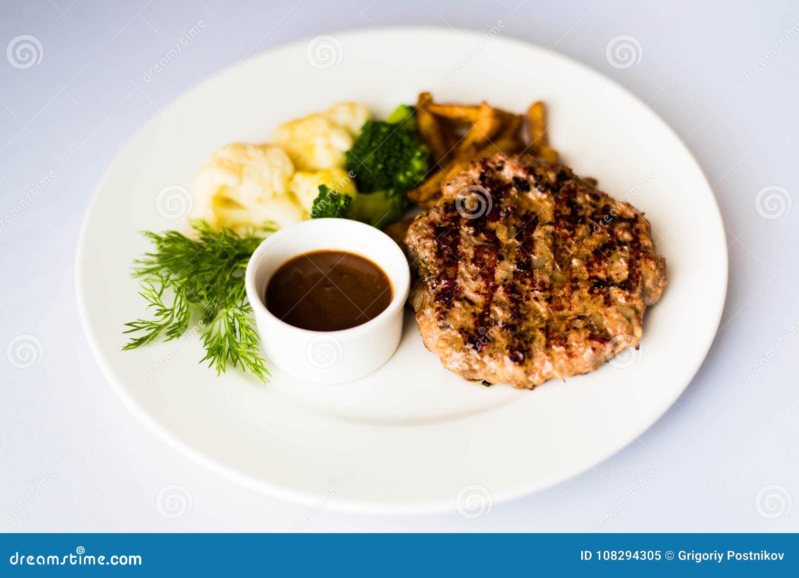 Chef S Specialty Presented in Restaurant on Served Table Stock Image ...