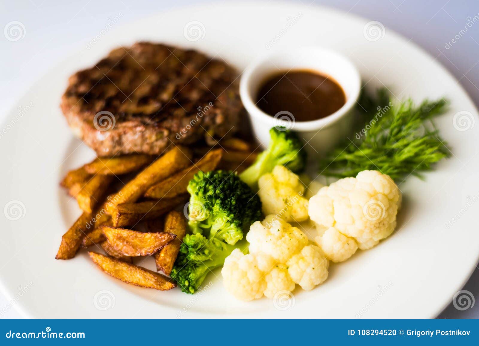 Chef S Specialty Presented in Restaurant on Served Table Stock Photo ...