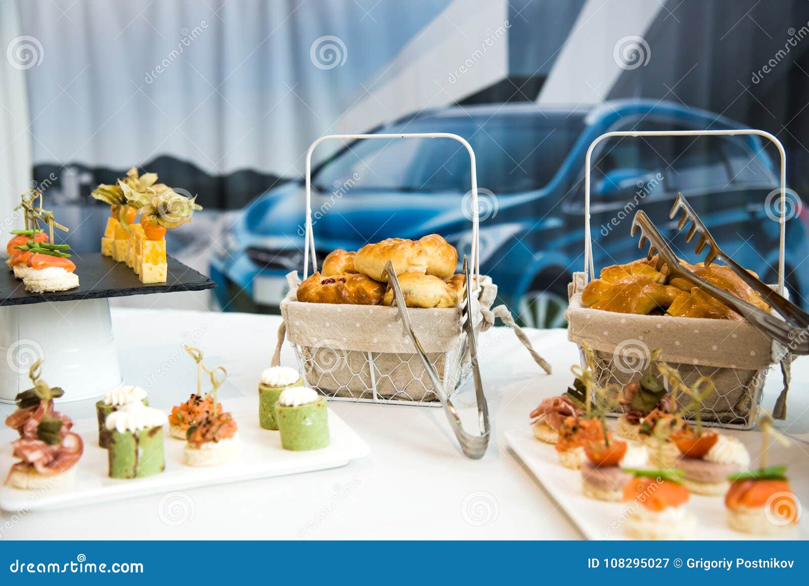 Chef S Specialty Presented in Restaurant on Served Table Stock Image ...