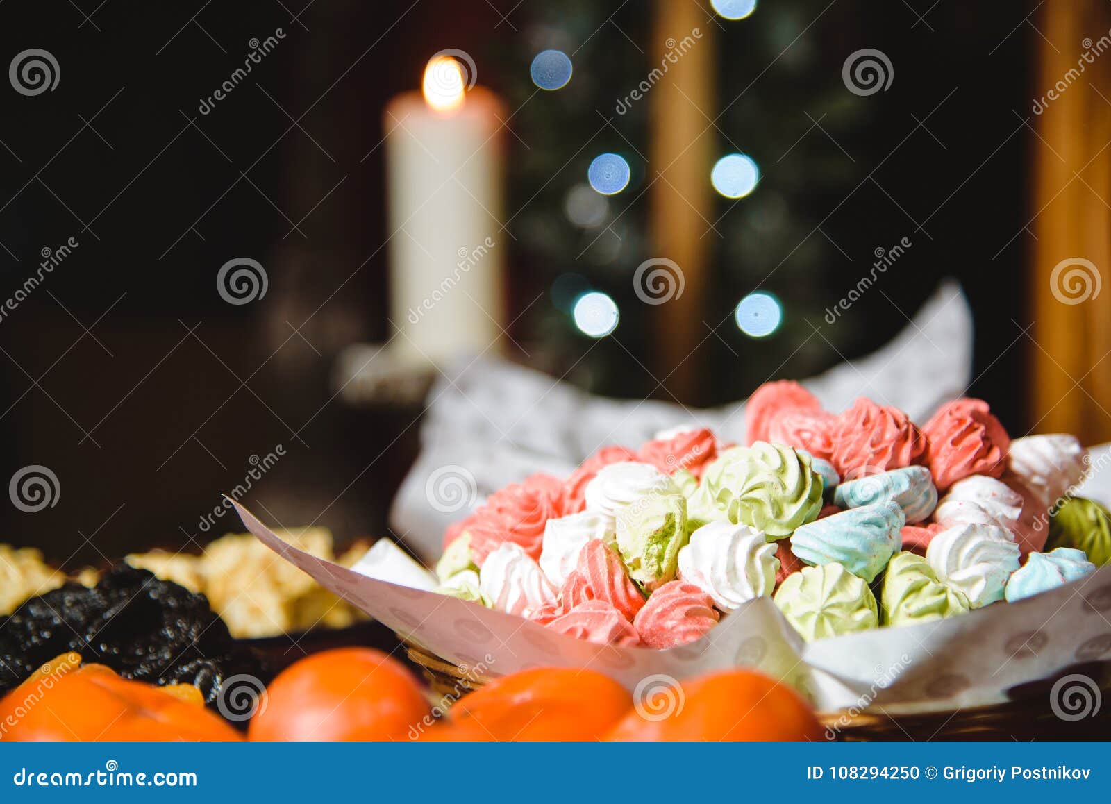 Chef S Specialty Presented in Restaurant on Served Table Stock Photo ...