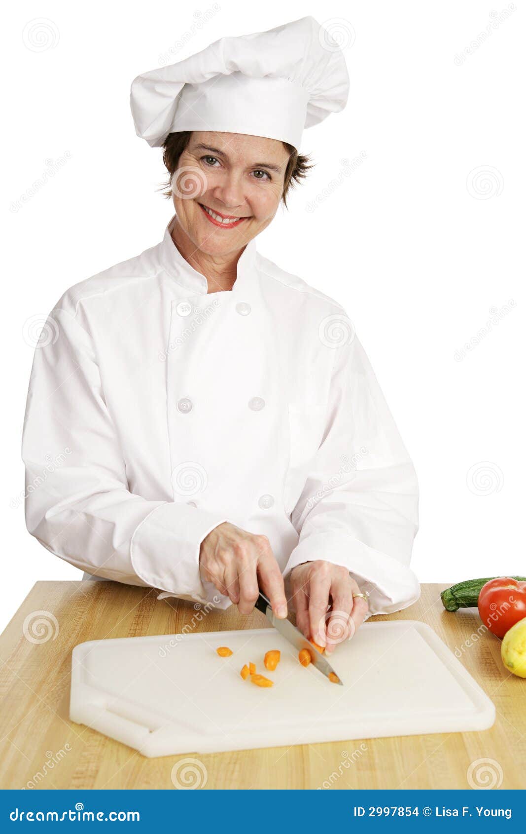 Chef Series - Friendly stock photo. Image of knife, mature - 2997854