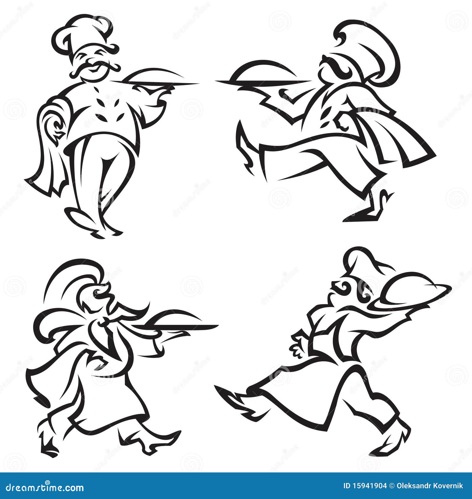 Chef set stock vector. Illustration of plate, cuisine - 15941904