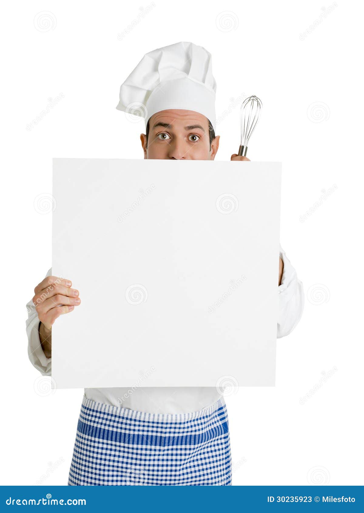 Chef Showing The Menu Royalty-Free Stock Photo | CartoonDealer.com ...