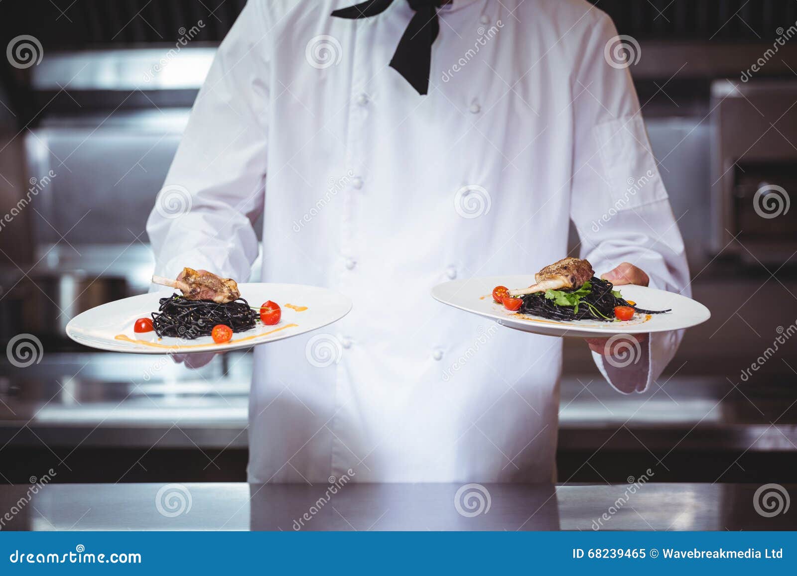 Chef Showing Plates Spaghetti Stock Photos - Free & Royalty-Free Stock ...