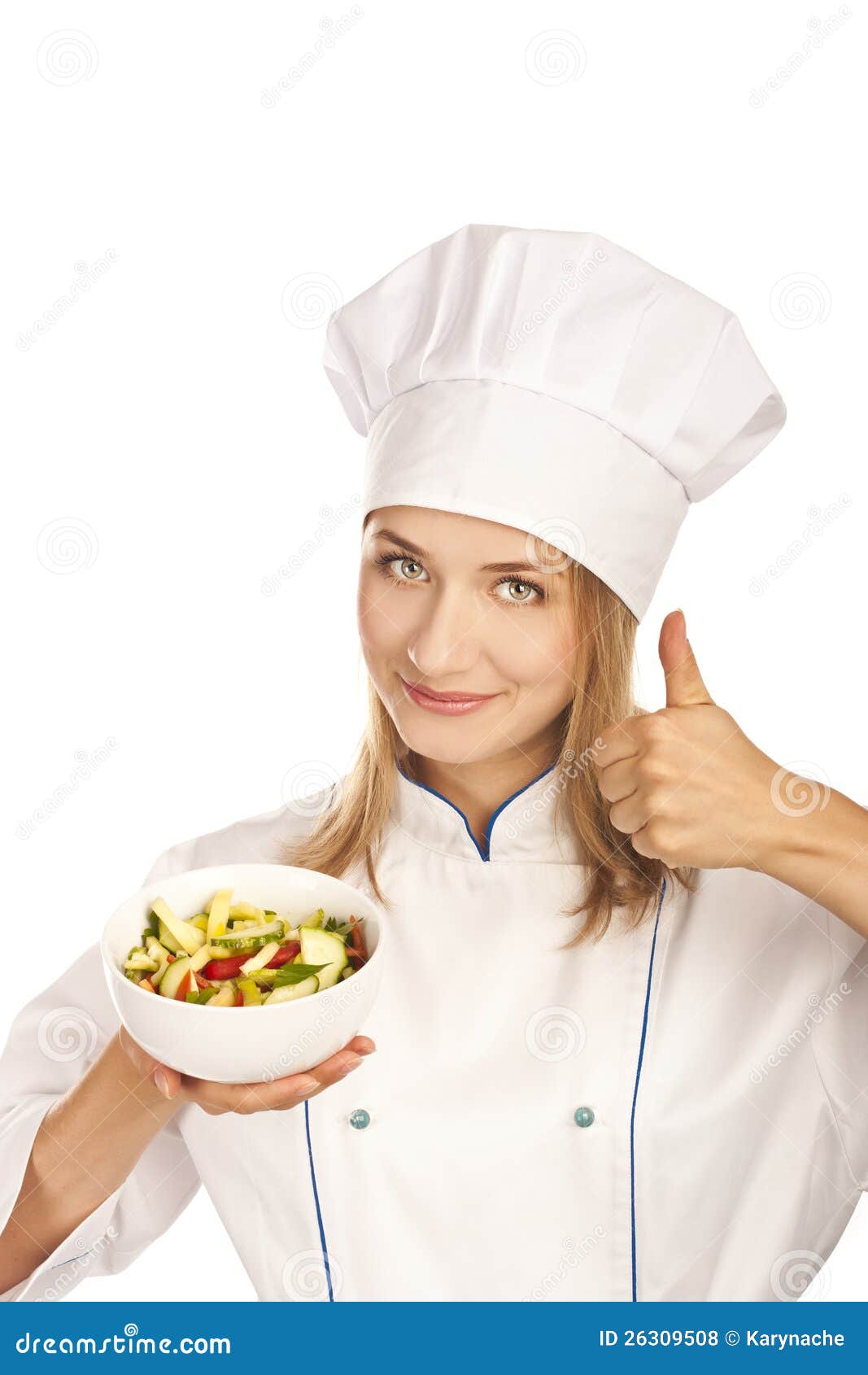 Chef showing thumbs up stock photo. Image of standing - 26309508