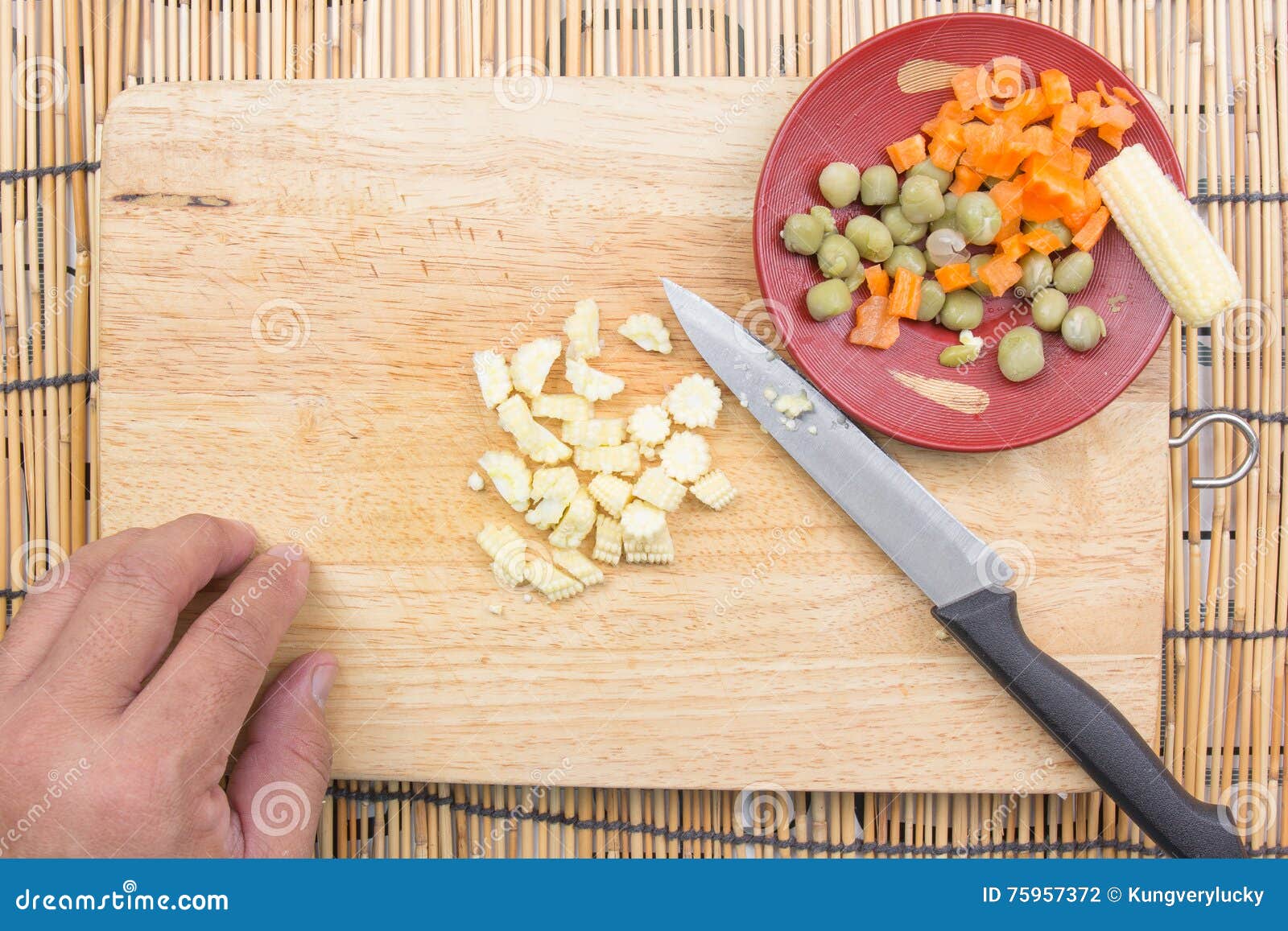 Rice On Fire Brown Rive Egyption Food Stock Photography | CartoonDealer ...