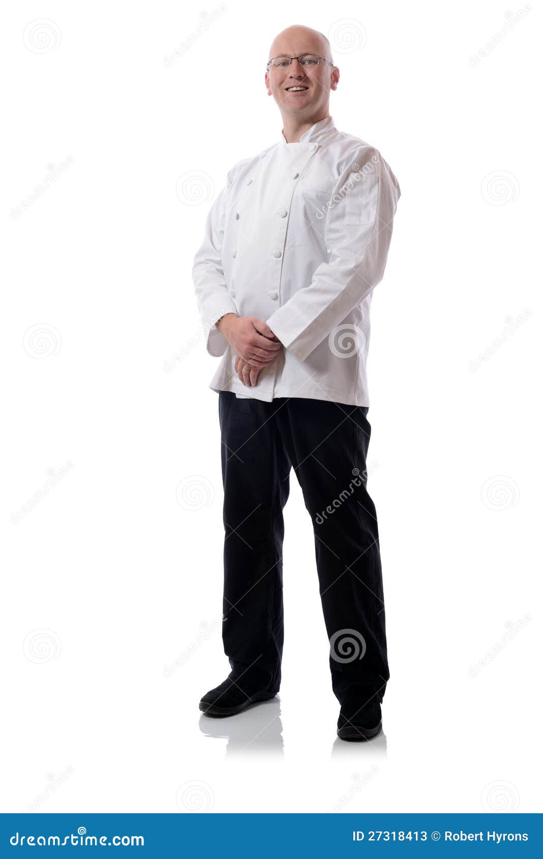 Chef smile stock image. Image of indoor, hands, profession - 27318413
