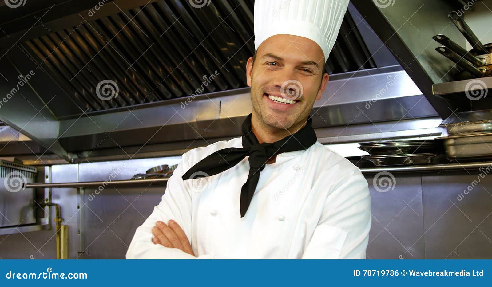 A Chef Smiling at the Camera Stock Footage - Video of kitchen, 1080p ...