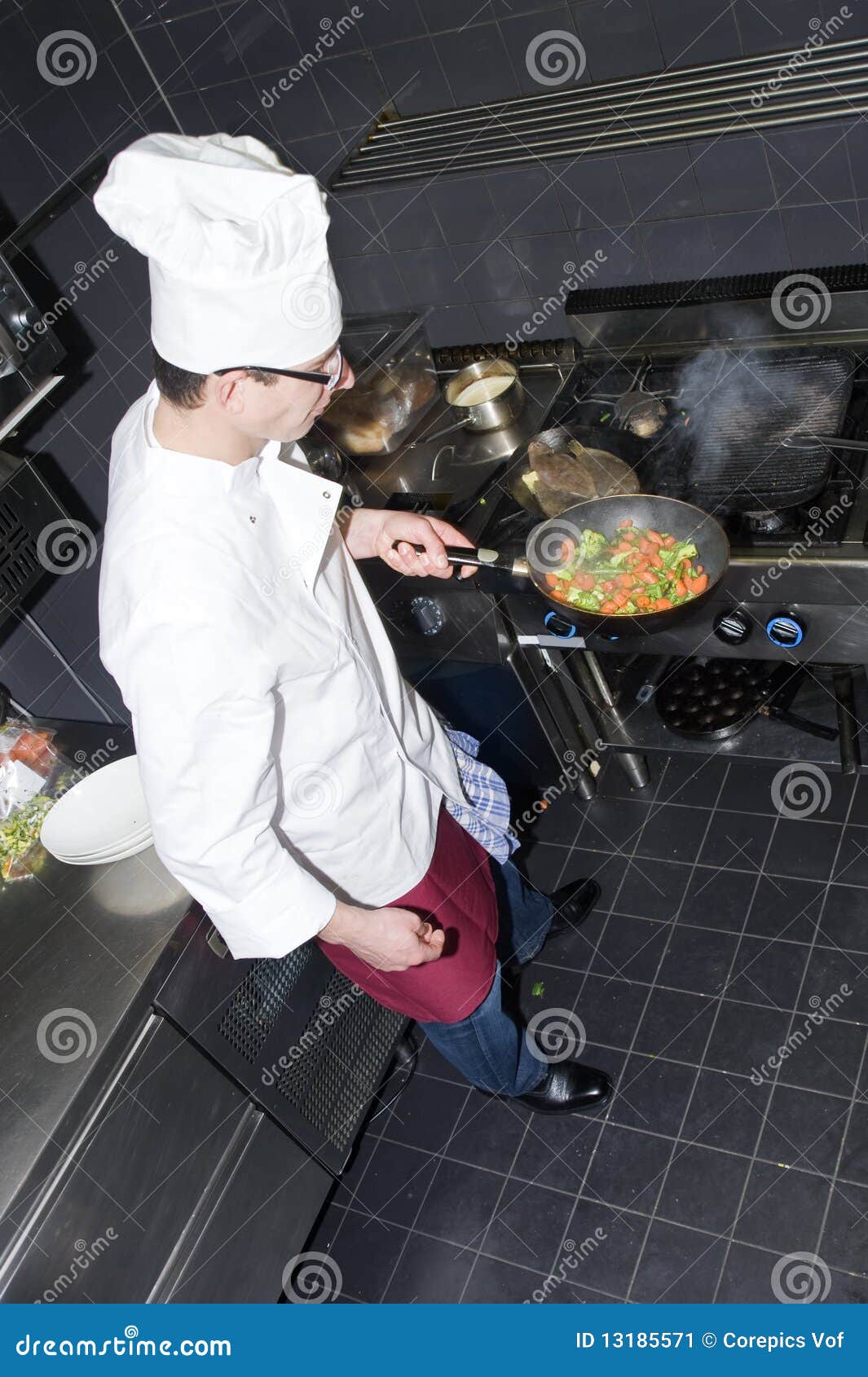 Chef and Sous-chef stock image. Image of food, culinary - 13185571