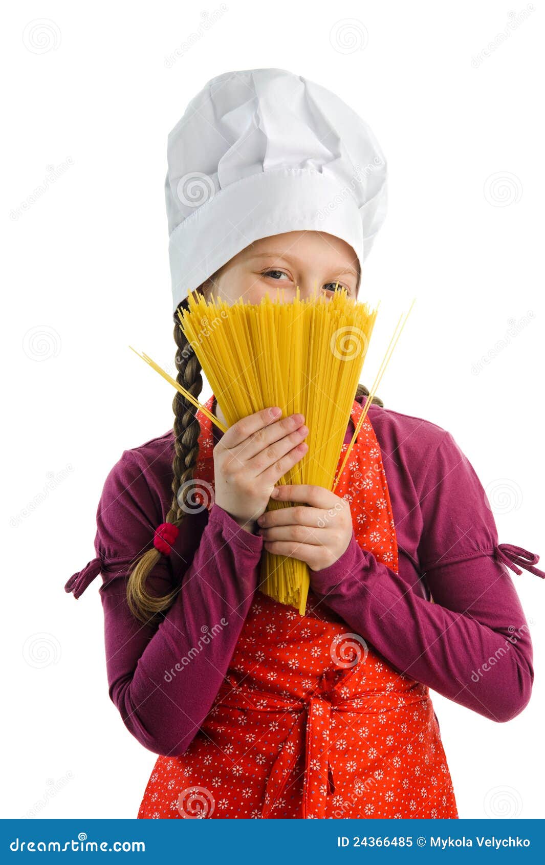Chef with spaghetti stock image. Image of ingredient - 24366485