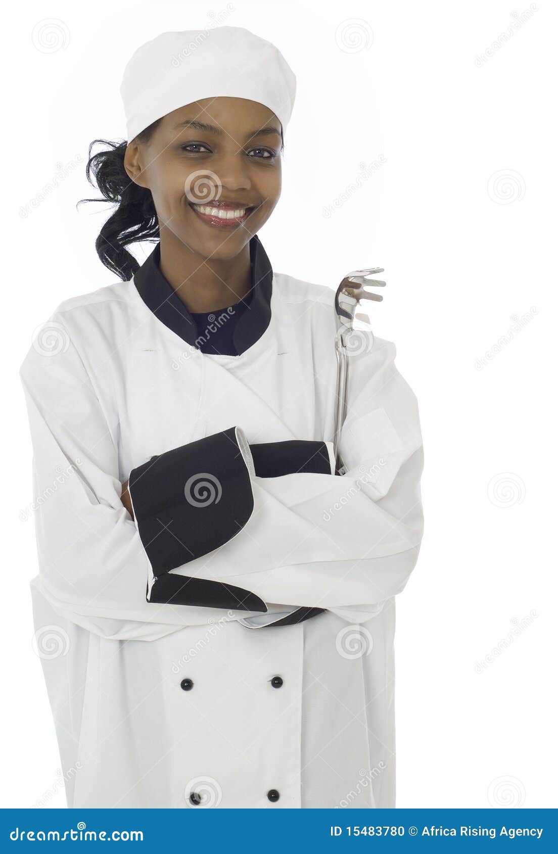 Chef and spoon stock photo. Image of beautiful, professional - 15483780