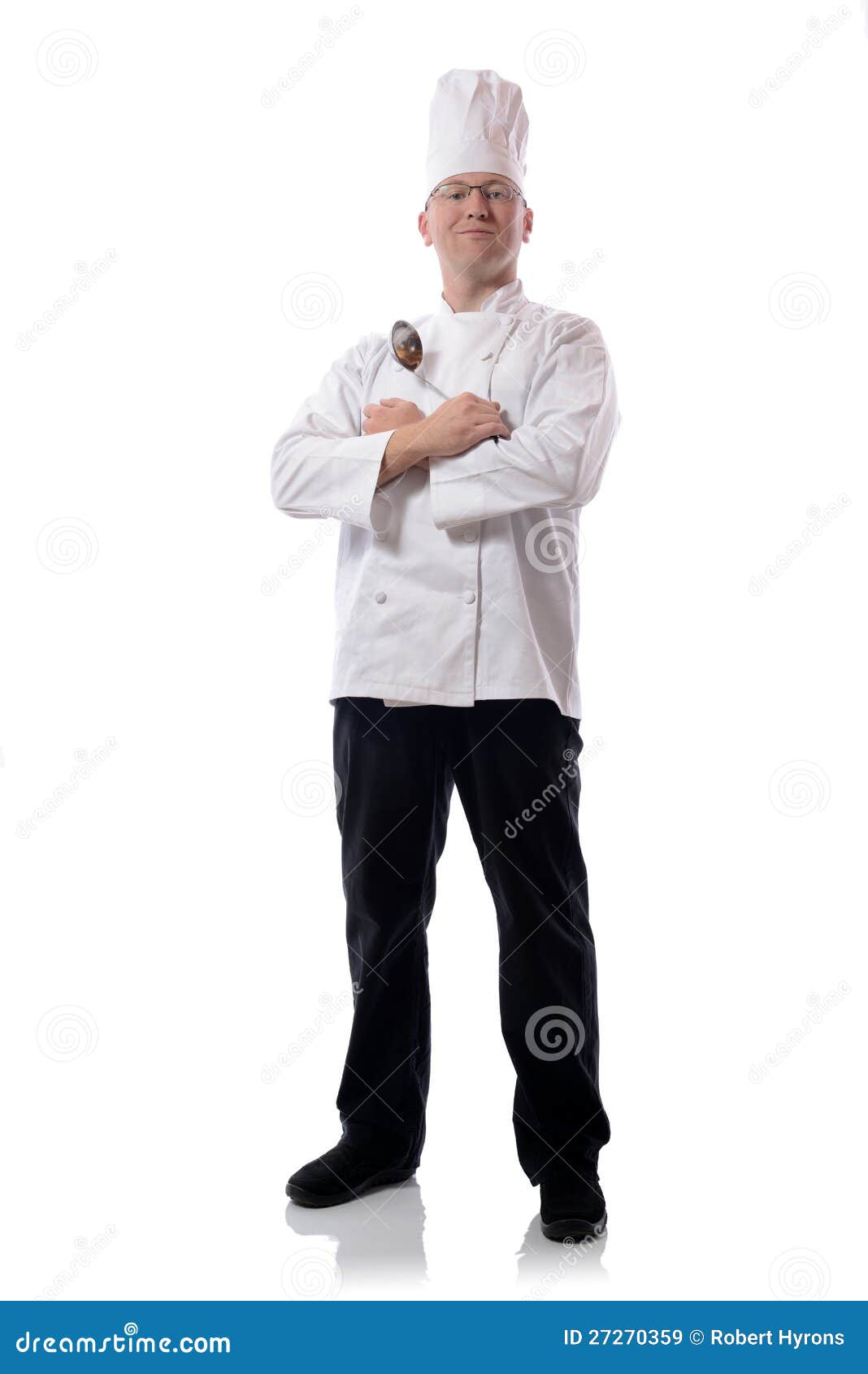 Chef spoon stock image. Image of professional, person - 27270359