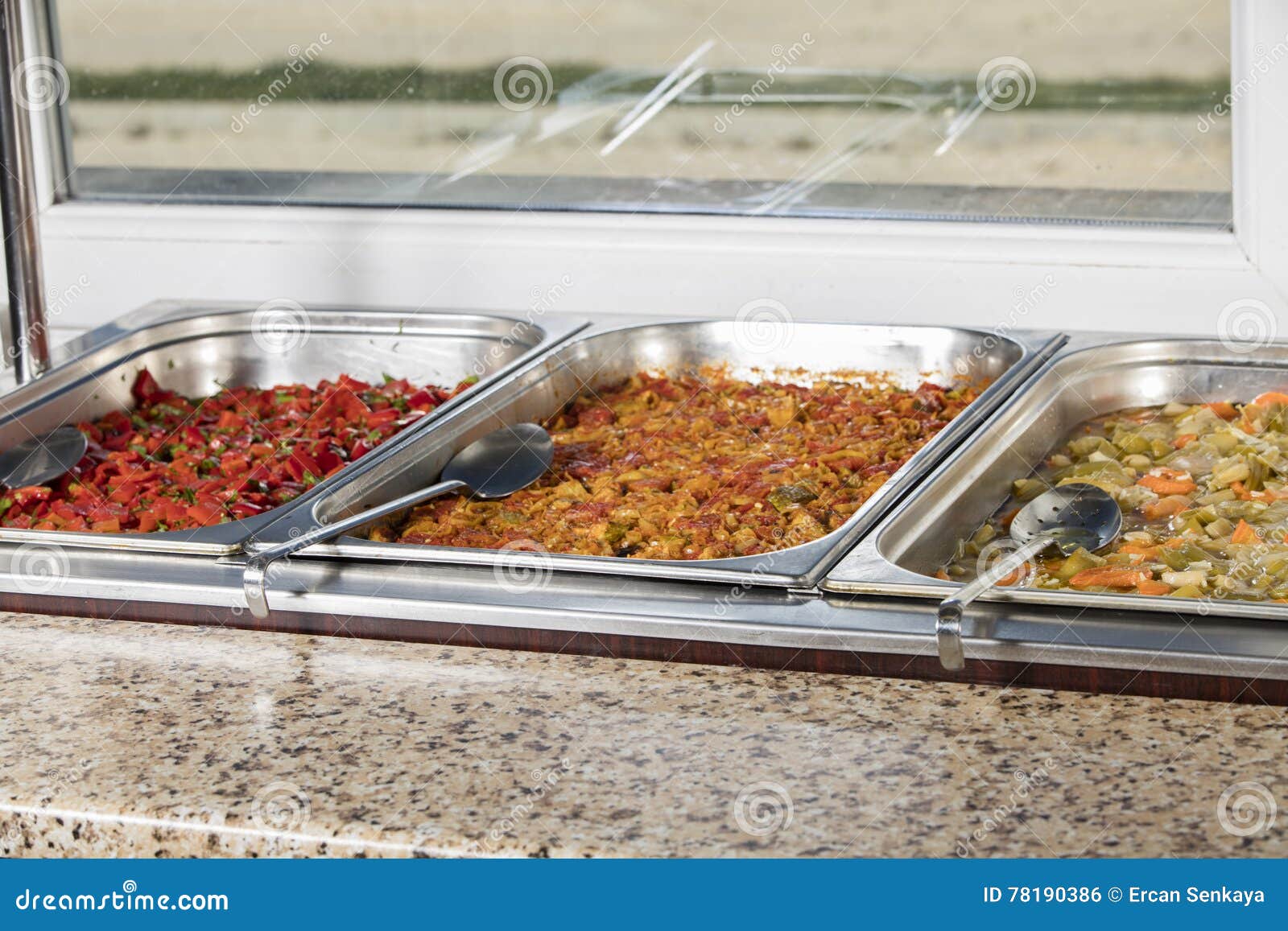 Full lunch service station stock photo. Image of enjoying - 78190386