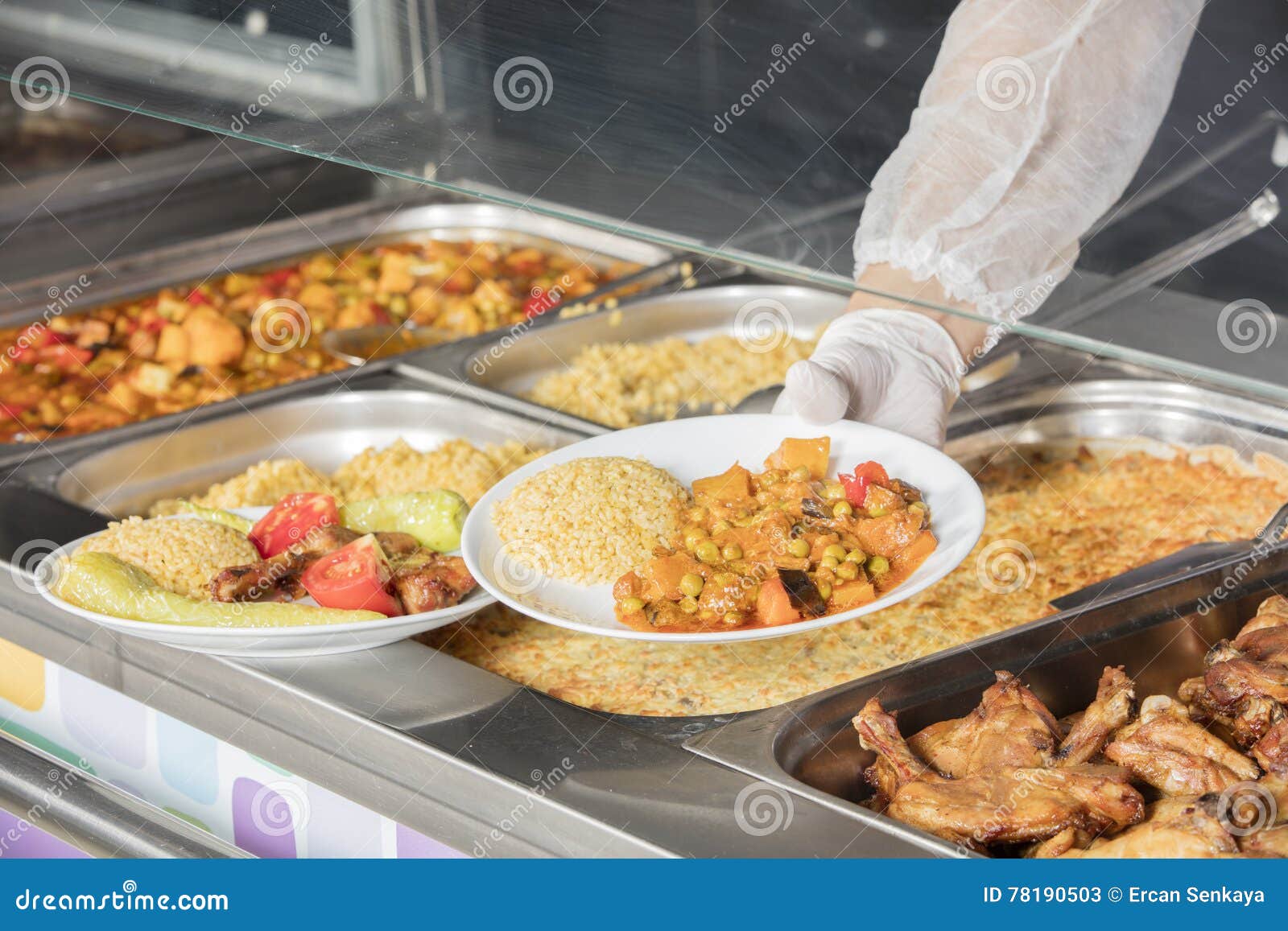 Full lunch service station stock image. Image of dining - 78190503