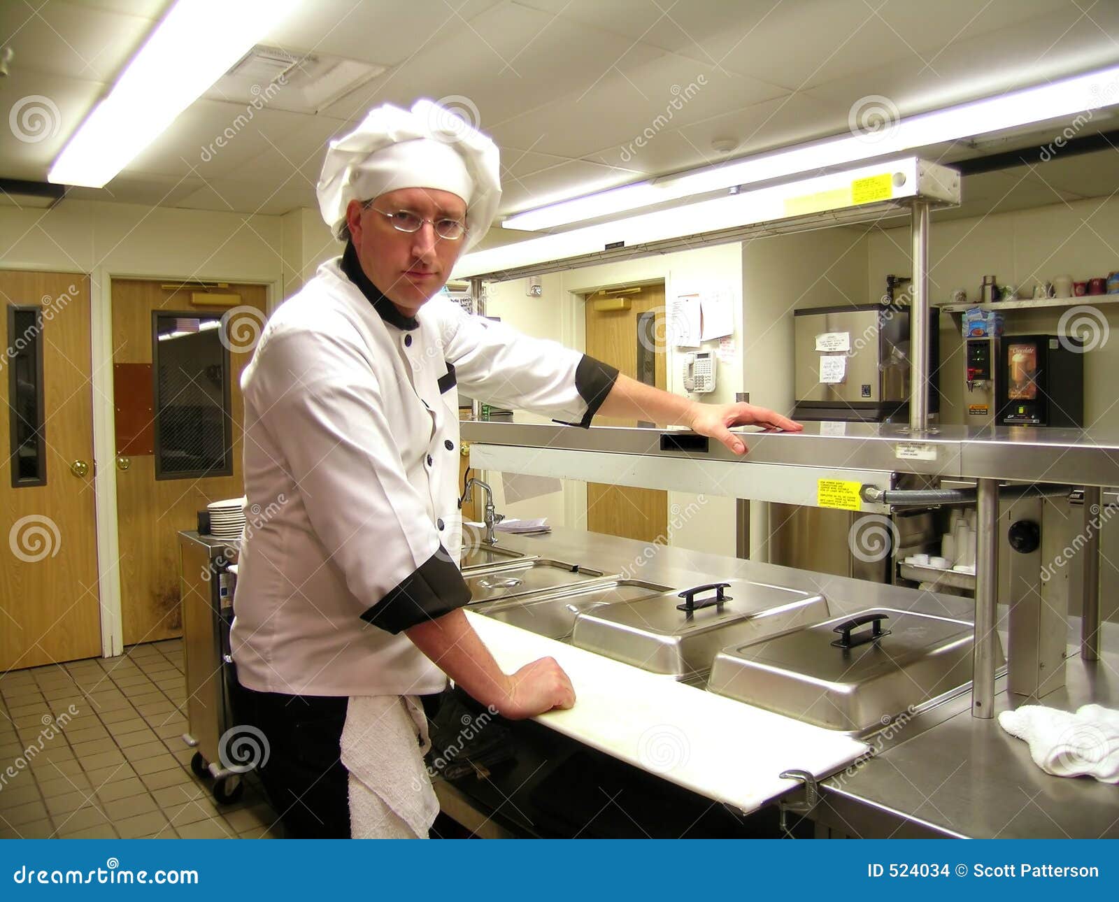 Chef, Stern Look stock photo. Image of handsome, male, interior - 524034