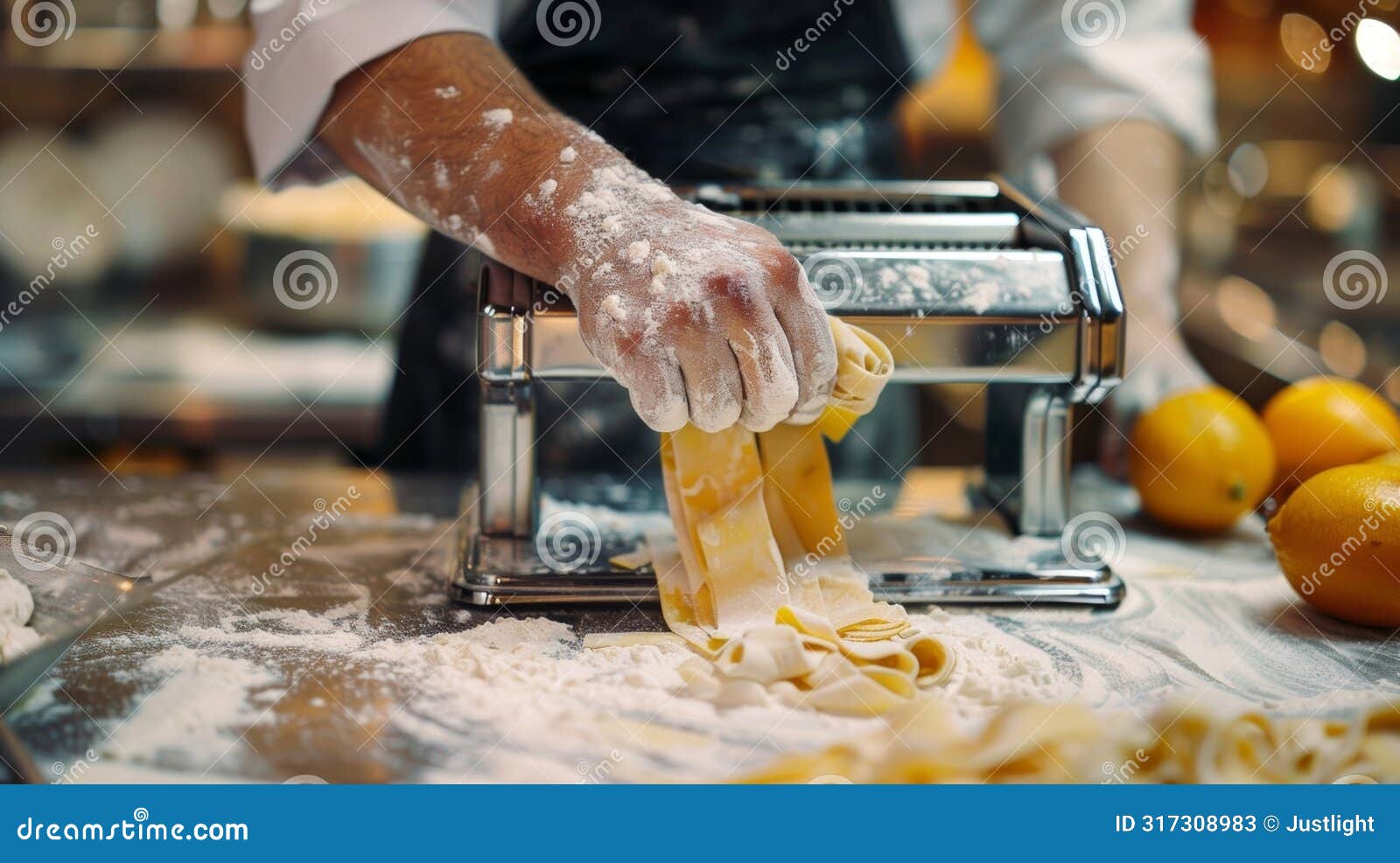 A Chef Teaching a Class How To Make Authentic Italian Pasta from ...