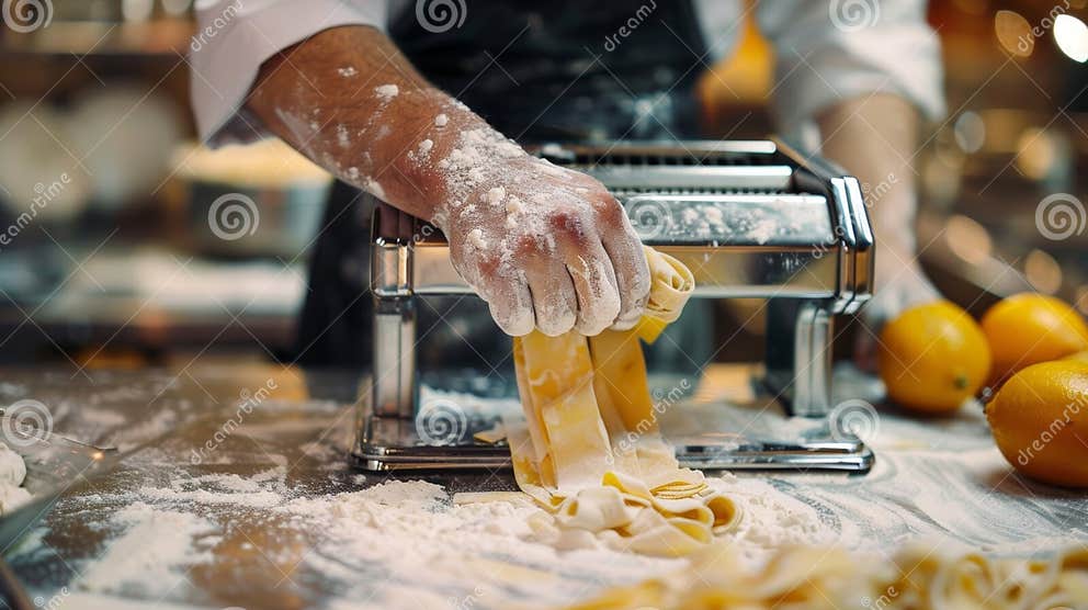 A Chef Teaching a Class How To Make Authentic Italian Pasta from ...