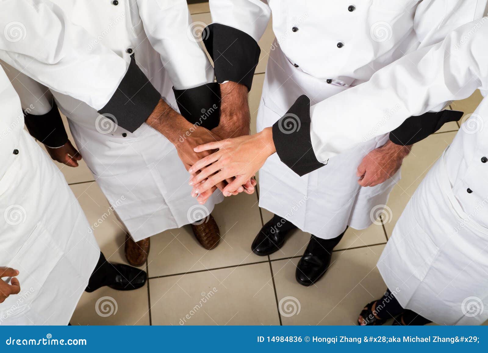 Chef teamwork stock photo. Image of commercial, male - 14984836