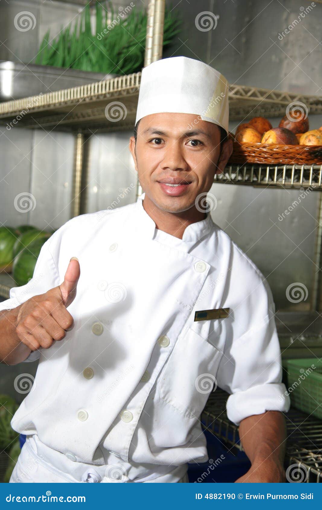 Chef thumb up stock photo. Image of dinner, dinning, lunch - 4882190