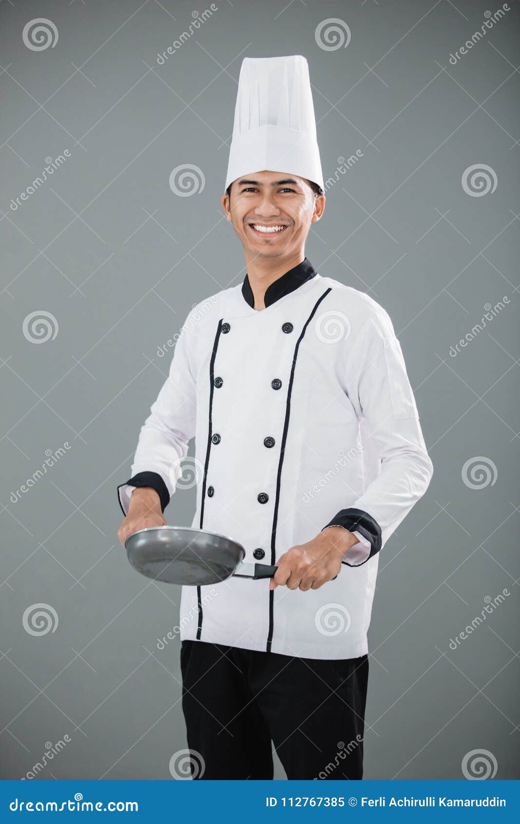 Chef and the tools stock image. Image of charming, happy - 112767385