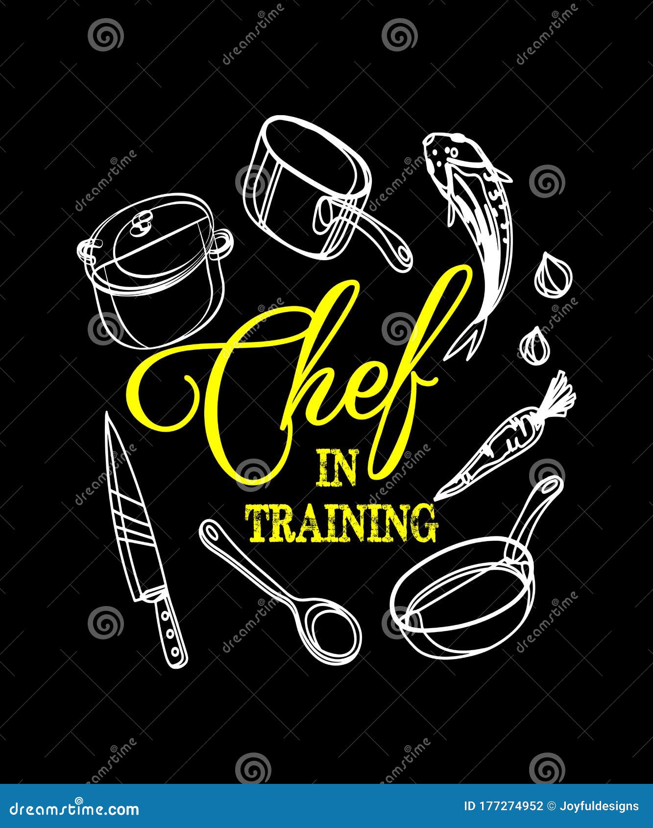 Chef In Training Graphic Culinary Royalty-Free Stock Image ...