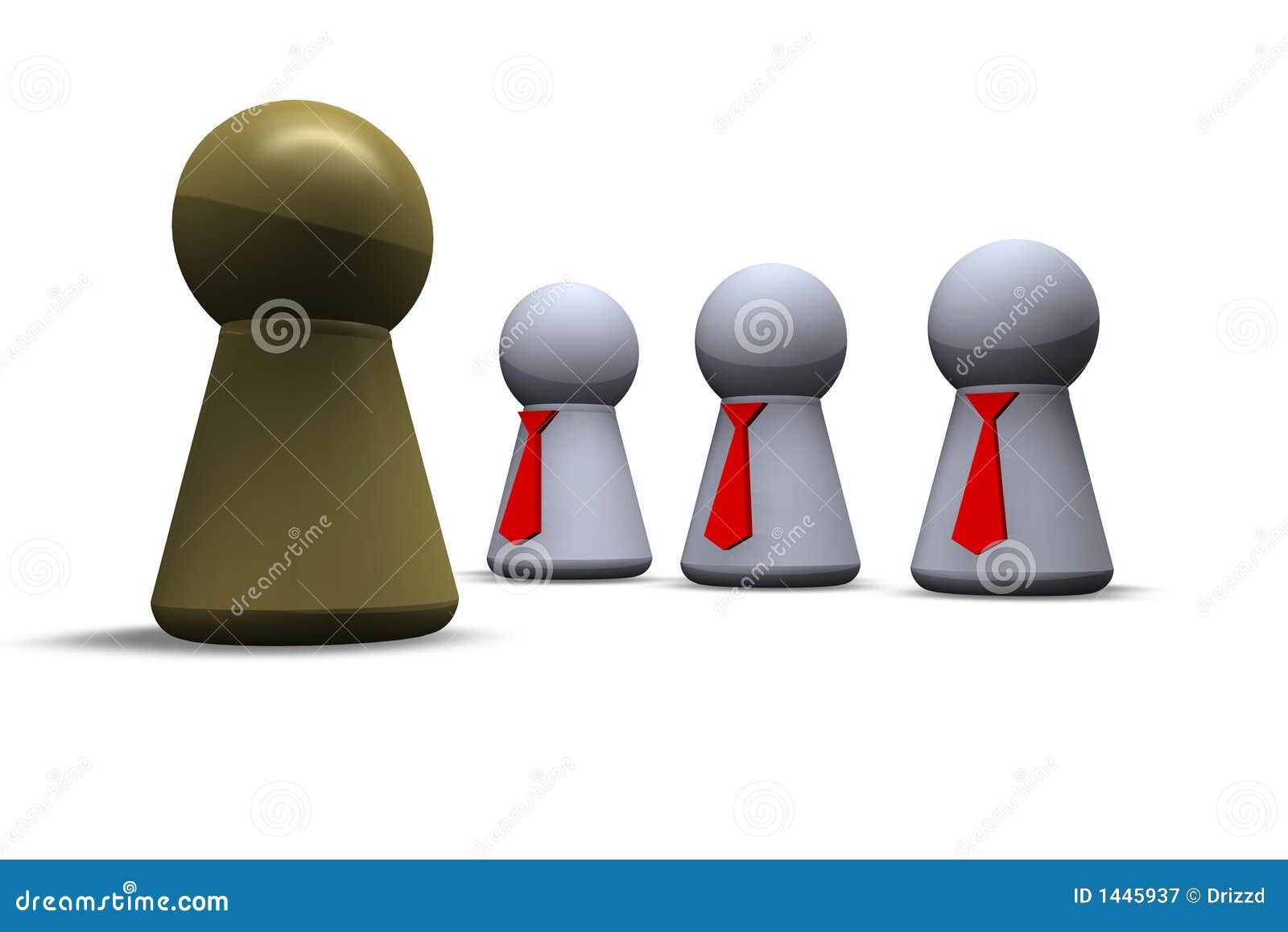 Chef und Team stock abbildung. Illustration von brigade - 1445937