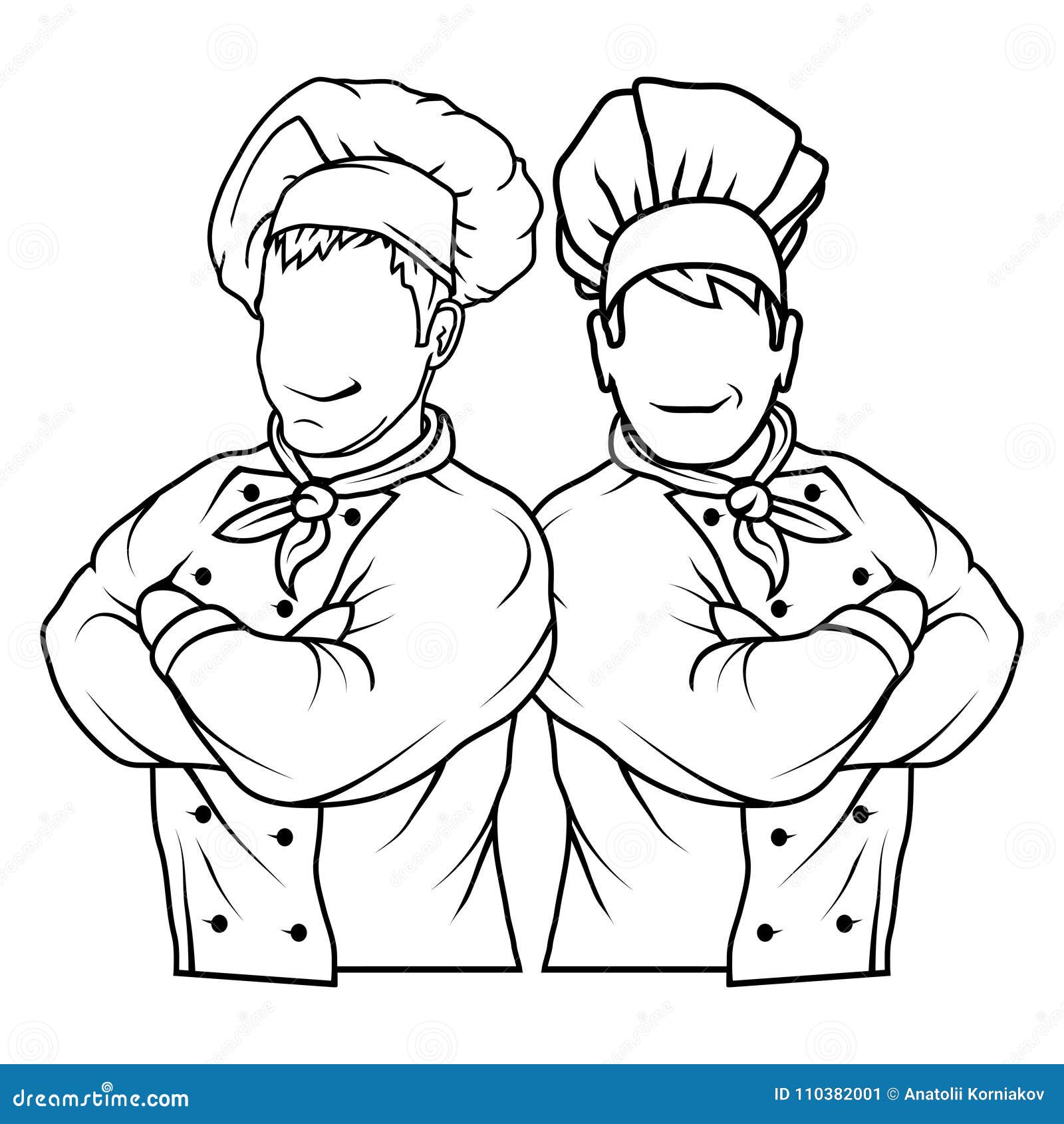 Chef in uniform. Cook logo stock vector. Illustration of gourmet ...