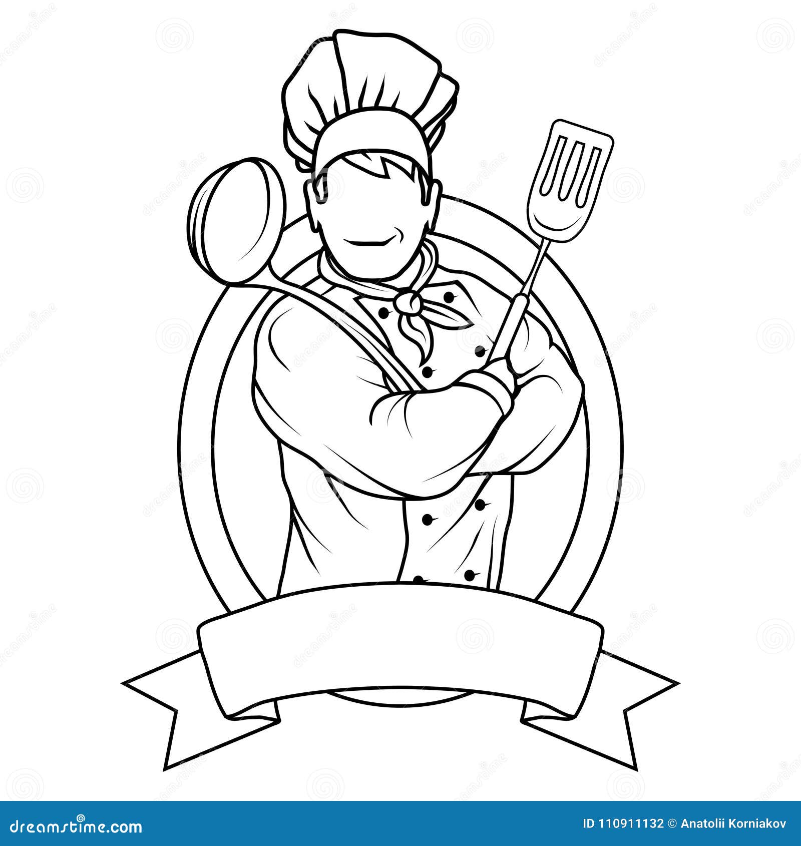 Cook Logo. Restaurant Kitchen Chef Emblems, Bakery And Cookery Badges ...