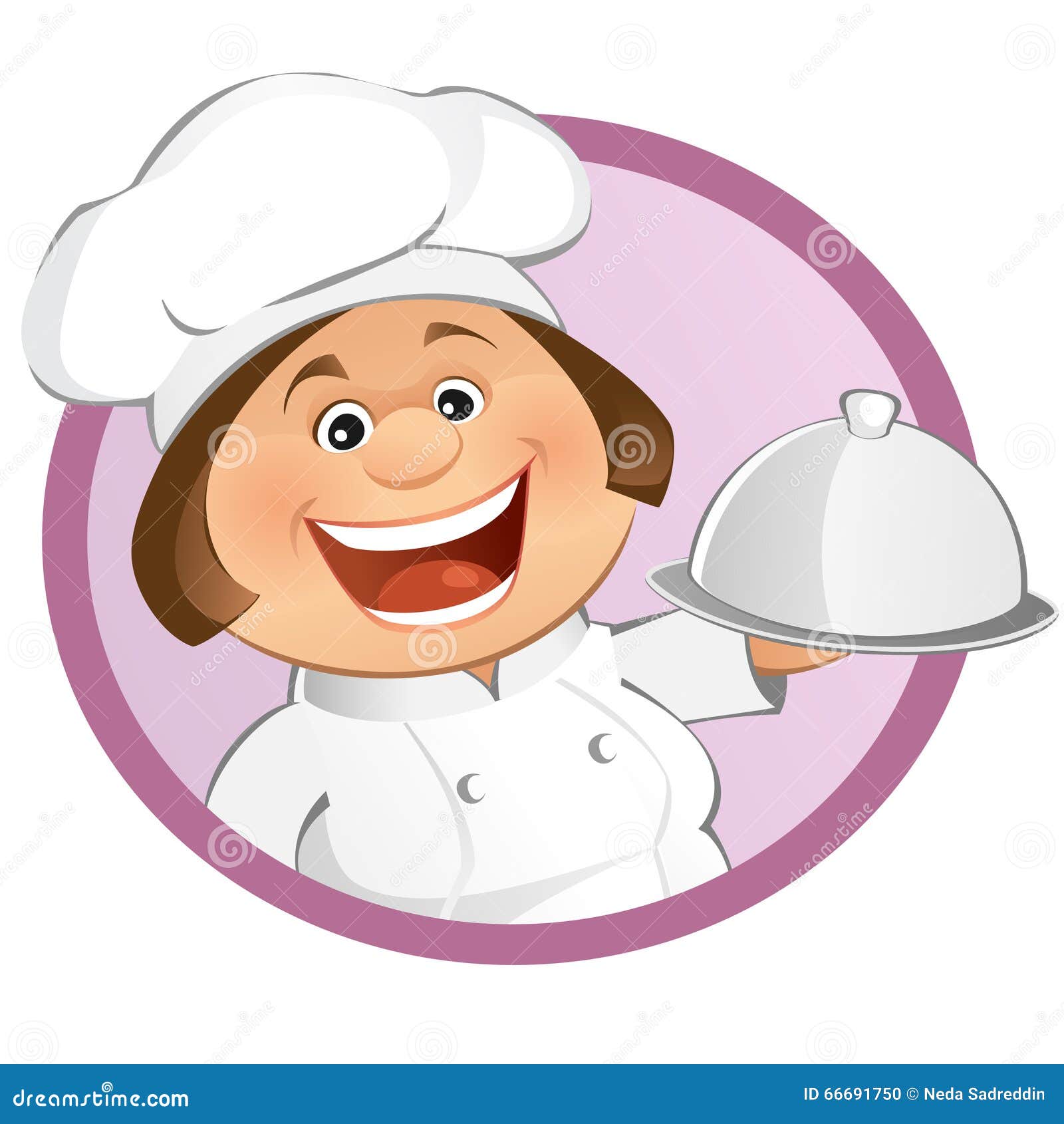 The Chef stock vector. Illustration of assistant, cartoon - 66691750
