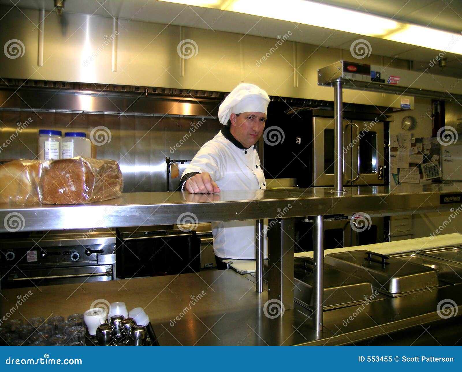 Chef, Waiting for the Next Order Stock Image - Image of flames, fear ...