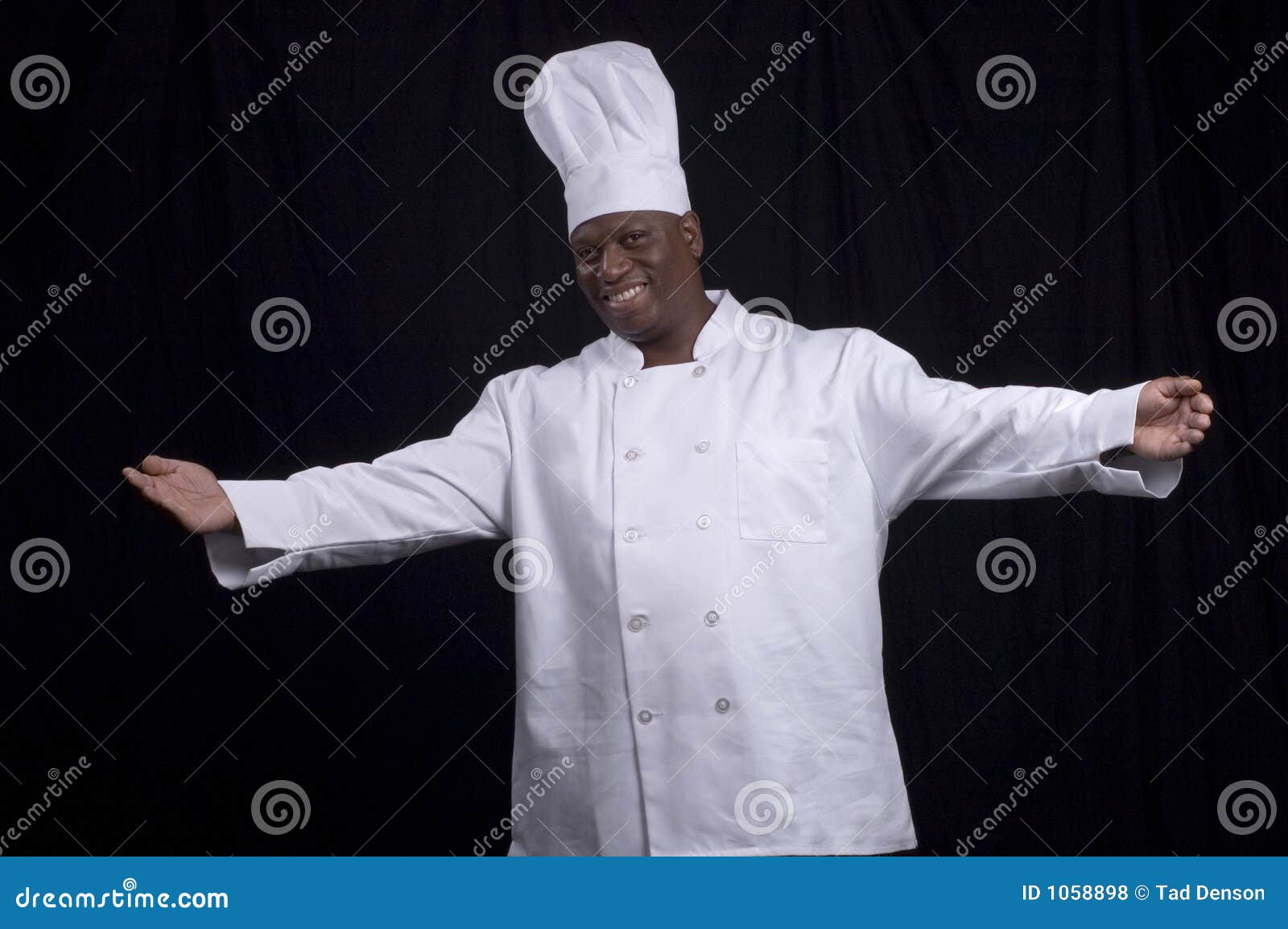 Chef - Welcome! stock photo. Image of breakfast, restaurant - 1058898