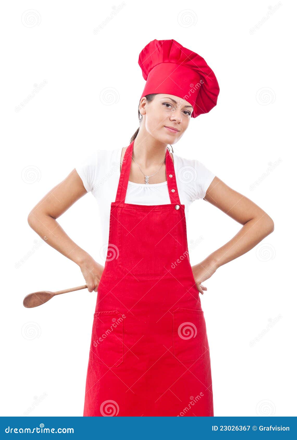 Chef woman stock image. Image of cook, caucasian, appetite - 23026367