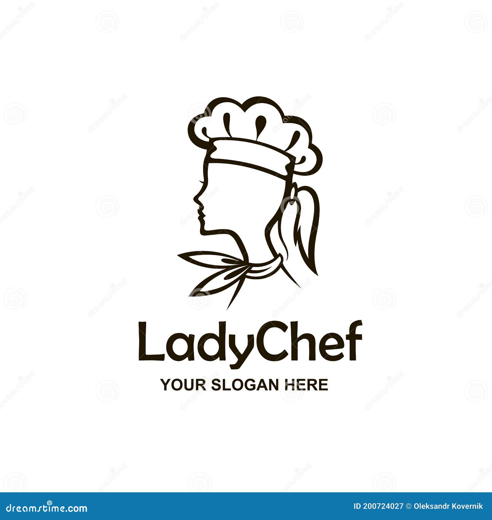 Chef Woman Design Stock Vector Illustration Of Gourmet 200724027