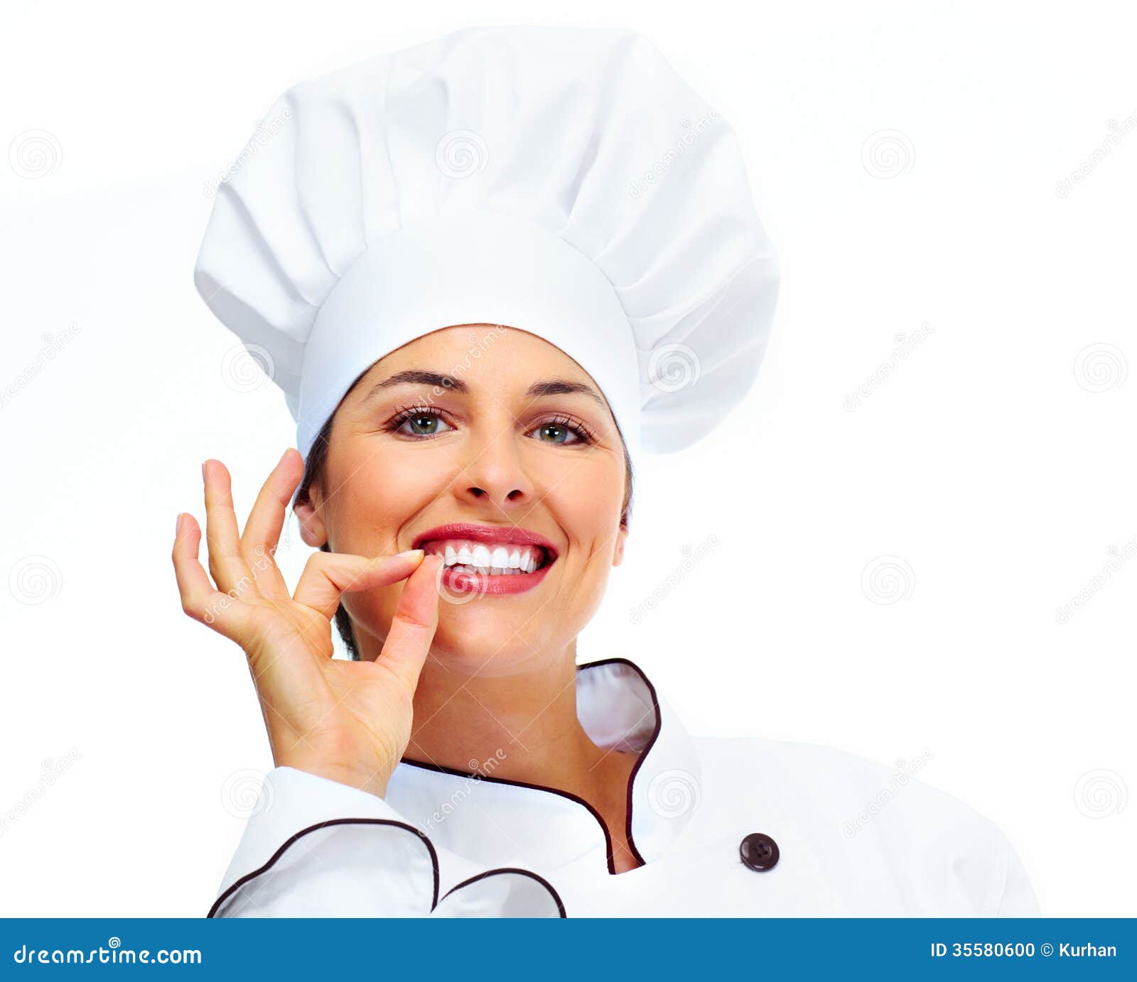 Chef woman. stock photo. Image of gourmet, cooking, person - 35580600