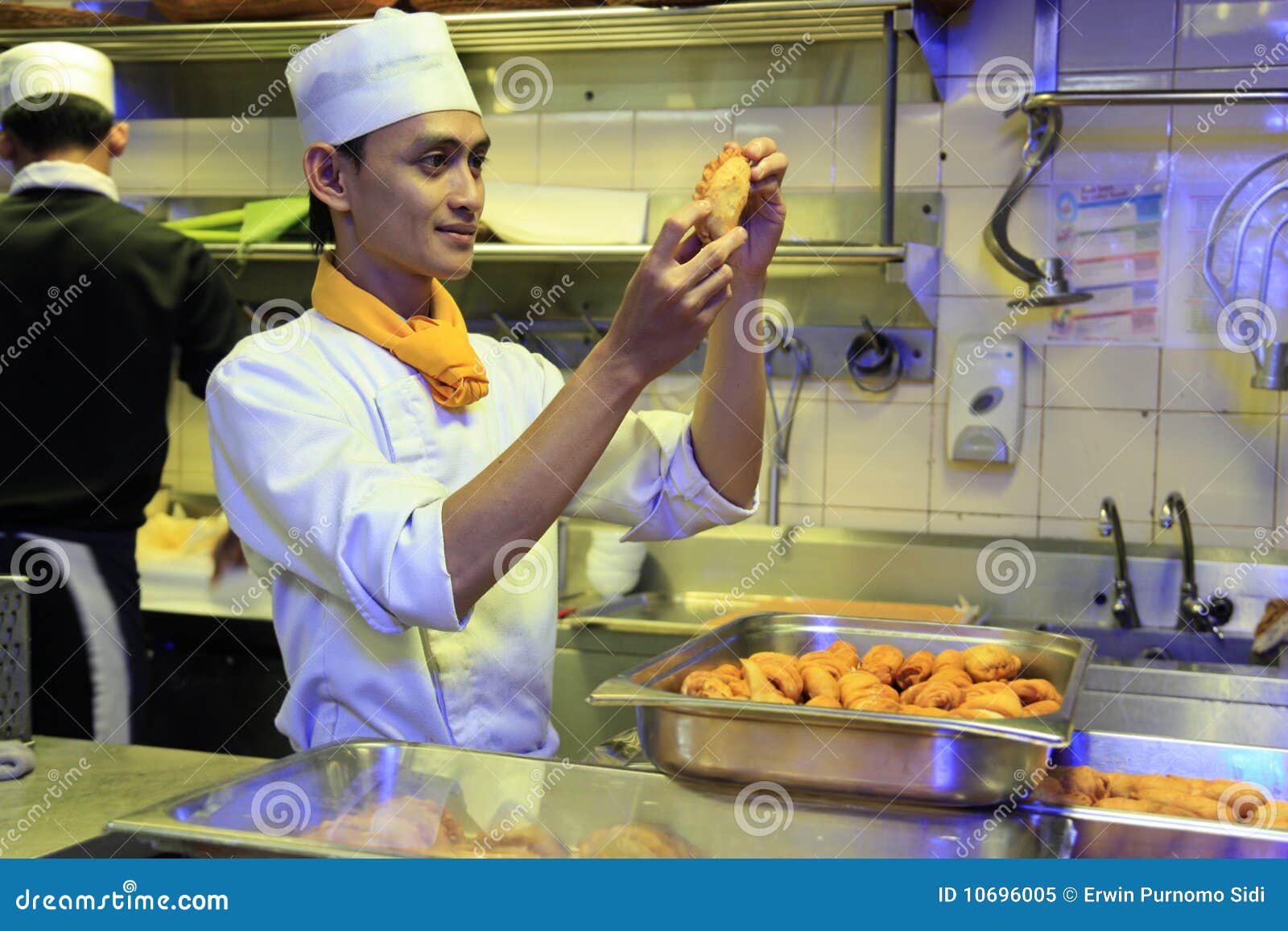 Chef at work stock image. Image of profession, chef, smiling - 10696005